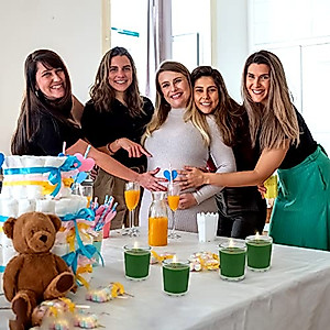 Set of 6 Green Votive Candles for Home Decoration Christmas Spring and St. Patrick's Day, 3oz Unscented Soy Wax Candle Filled in Clear Glass for Weddings Holidays Party and DIY