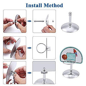 Mogoko 3 Pcs Bird Training Toys Set Basketball/Stacking Ring/Skateboard, Parrot Intelligence Toys for Parakeets Cockatiels, Macaws