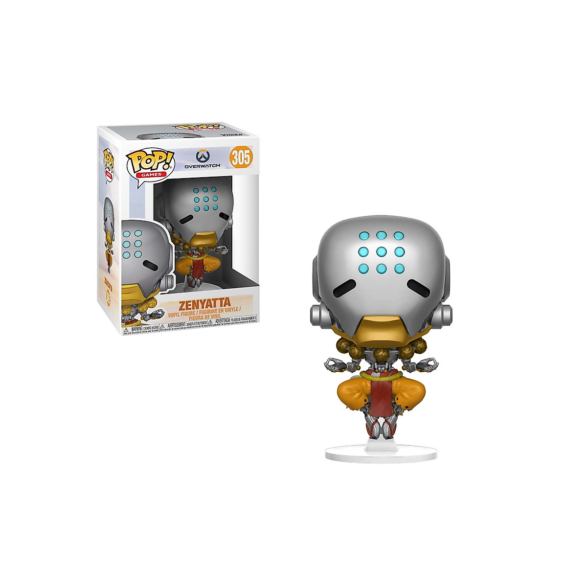 Funko Pop Games: Overwatch-Zenyatta, Multicolor