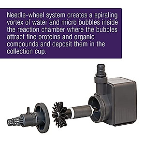 Coralife Super Protein Super Skimmer with Energy Saving Post-Flow Pump | Features Needle Wheel Technology | up to 65 Gallons