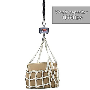 Dakzhou 2 Stainless Steel Chains (64 "), 4 Quick Connection Buckles, Never Rust Swing Hardware for Hammock Chairs, Swings, sandbags, up to 1000LB