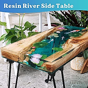 LET'S RESIN Large Resin Molds Silicone, 18 X 10 Inch HDPE Resin Table Molds No Seal Rectangle Form, Thick Big Silicone Molds for Epoxy Resin, Resin River Table, Large Resin Tray