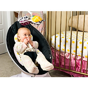 Infant Insert Compatible with 4Moms Mamaroo & Rockaroo – Car Seat Insert 2 Pack – Reversible Infant Car Seat Insert – Soft Plush Minky Car Seat Head Support Insert