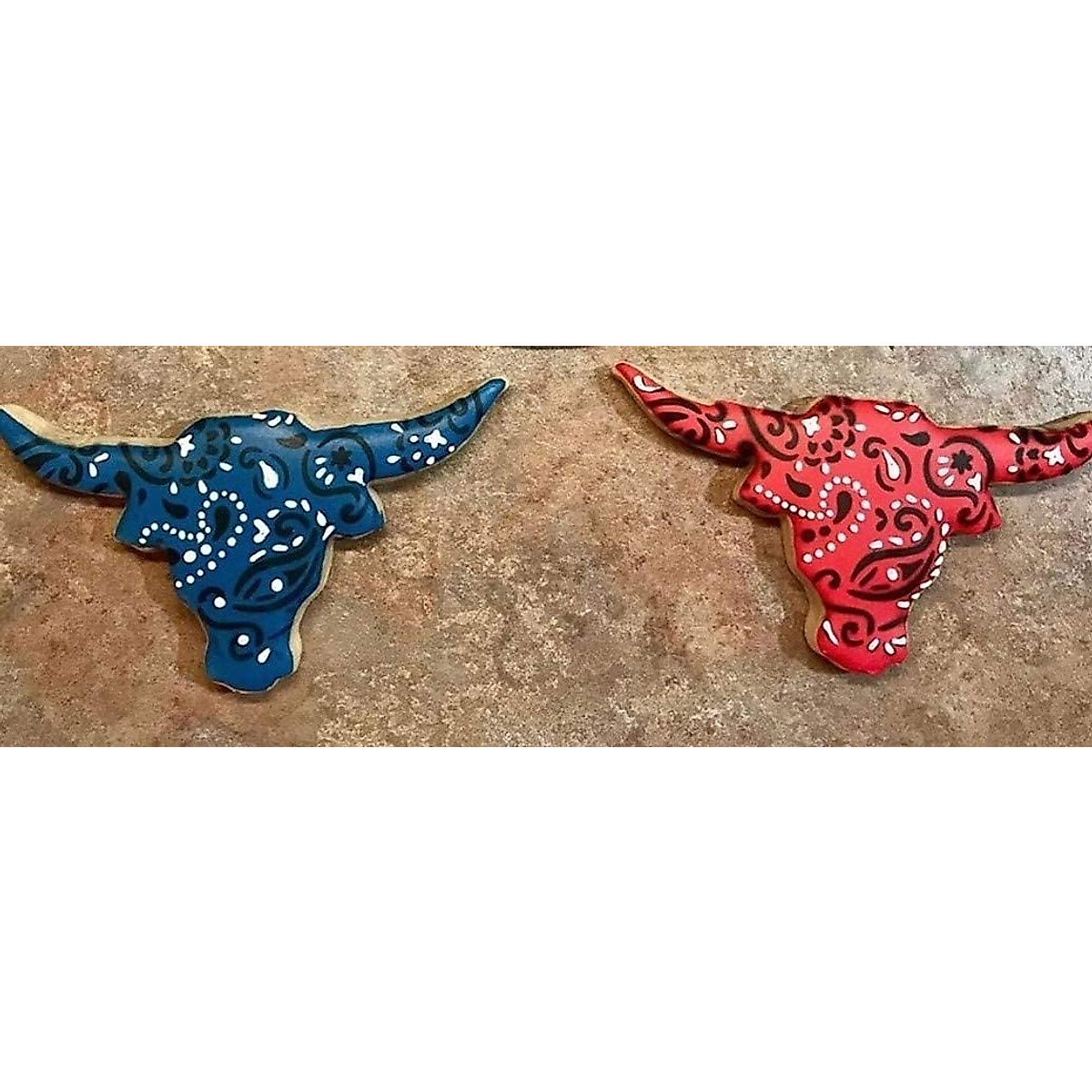 Texas Cookie Cutters 2-Pc. Set Made in the USA by Ann Clark, Texas, Longhorn