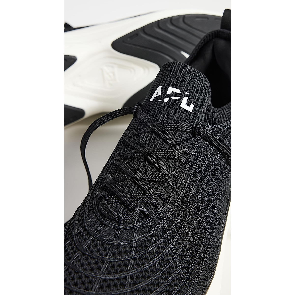 Athletic Propulsion Labs (APL) Women's Techloom Zipline Sneaker, Black/White, 8
