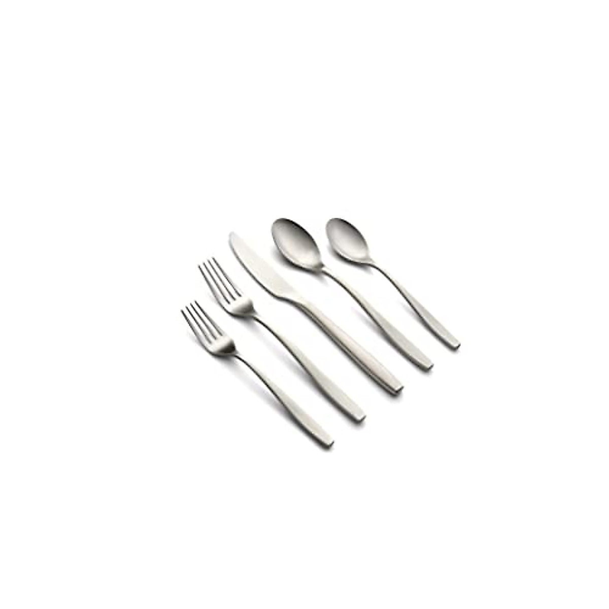 Cambridge Silversmiths Averie Satin 20 Piece Flatware Set, Service for 4, silver