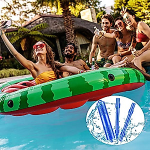 Kittmip 6 Pack Spa Mineral Sticks Spa Mineral Sanitizer Freshwater Mineral for Hot Tub Filter Cartridge Swimming Pool Fish Pond Last for 4 Months, Blue and Yellow