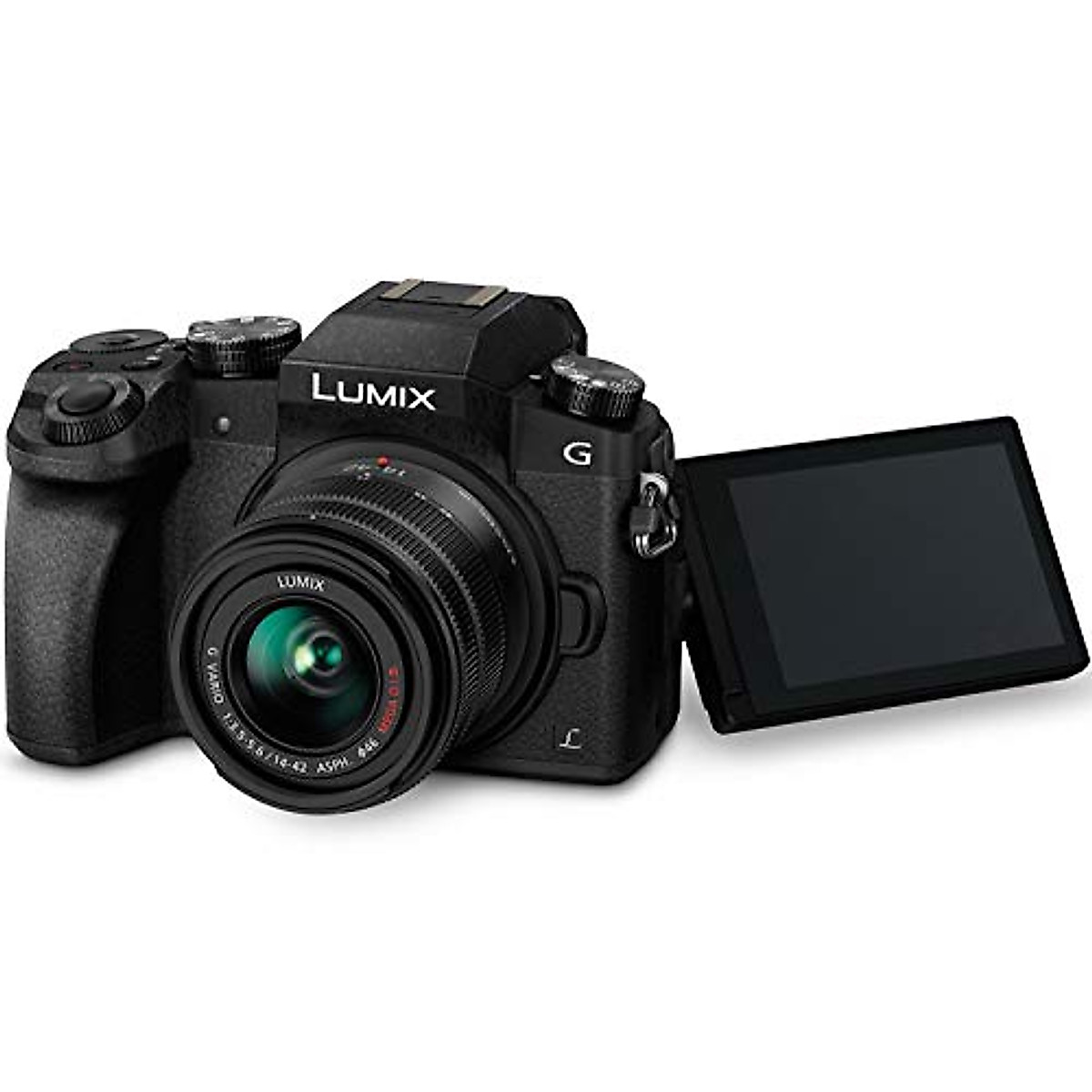 Panasonic Lumix G7 4K Digital Camera with Lumix G Vario 14-42mm Lens(Renewed)
