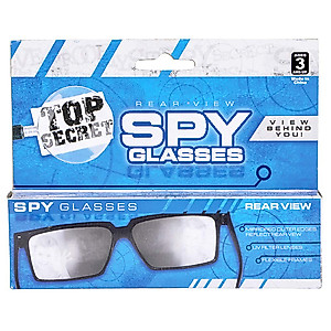 Spy Glasses for Kids in Bulk - (Pack of 3) Spy Sunglasses w/Rear View to See Behind You, for Fun Party Favors, Spy Gear Detective Gadgets Gift for Boys & Girls
