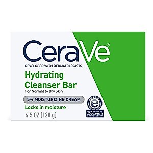 Cerave Hydrating Cleanser Bar For Dry to Normal Skin, 130ml by CeraVe