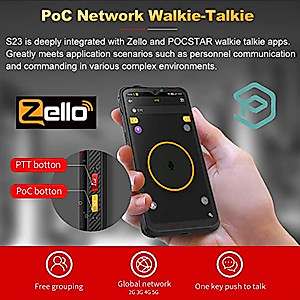 CONQUEST 5G Rugged Smartphone, S23 Unlocked Cell Phone with PTT Button, Android 12, 6.58'' Screen, 12GB+256GB, 10000mAh Battery, 108MP Main Cam, Dual SIM, NFC (Red-DMR)