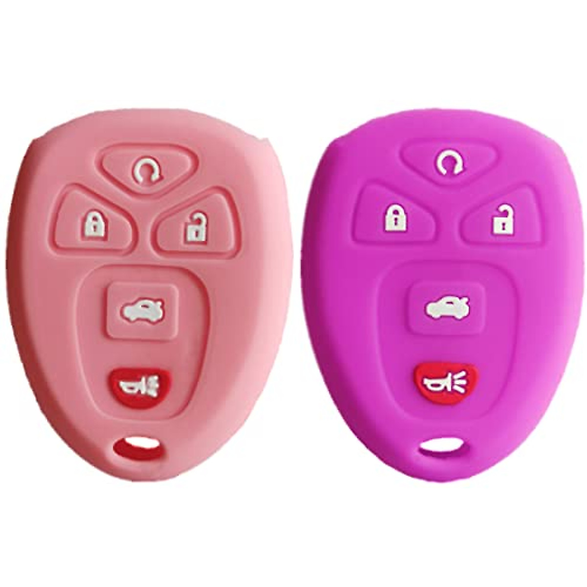 Smart Key Fob Covers Case Protector Keyless Remote Holder for Buick Gmc Chevrolet Cadillac Special