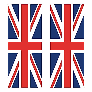 Beistle 2Piece Union Jack Door Covers, 30" x 6', , Red/White/Blue