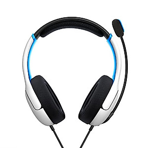 PDP Gaming AIRLITE Xbox Headset with Microphone, Series X|S/Xbox One/PC/Windows, Lightweight Stereo Headphones, Wired Power, Noise-Cancelling mic- Ion White (Only at Amazon)
