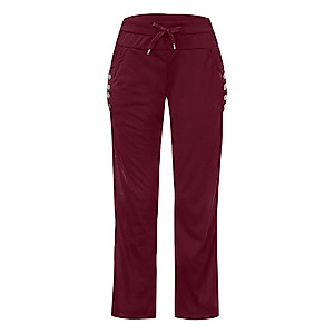 2025 Sweatpants Women Drawstring Elastic Waist Loose Fit Crop Straight Pants Running Workout Casual Trousers