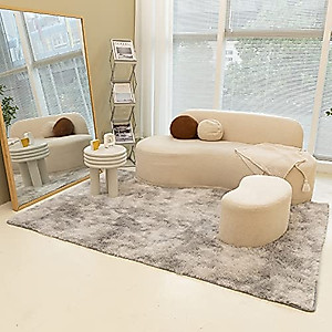 Aternoon 5.3 x 7.5 Feet Shag Area Rugs, Super Soft Fluffy Shaggy Rug Floor Carpet for Living Room, Children Bedroom, Nursery Play Room, Home Decor, 5x8