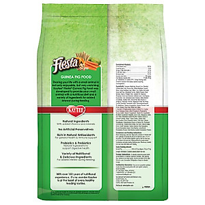 Kaytee Fiesta Naturals Guinea Pig Food, 2.5 lbs