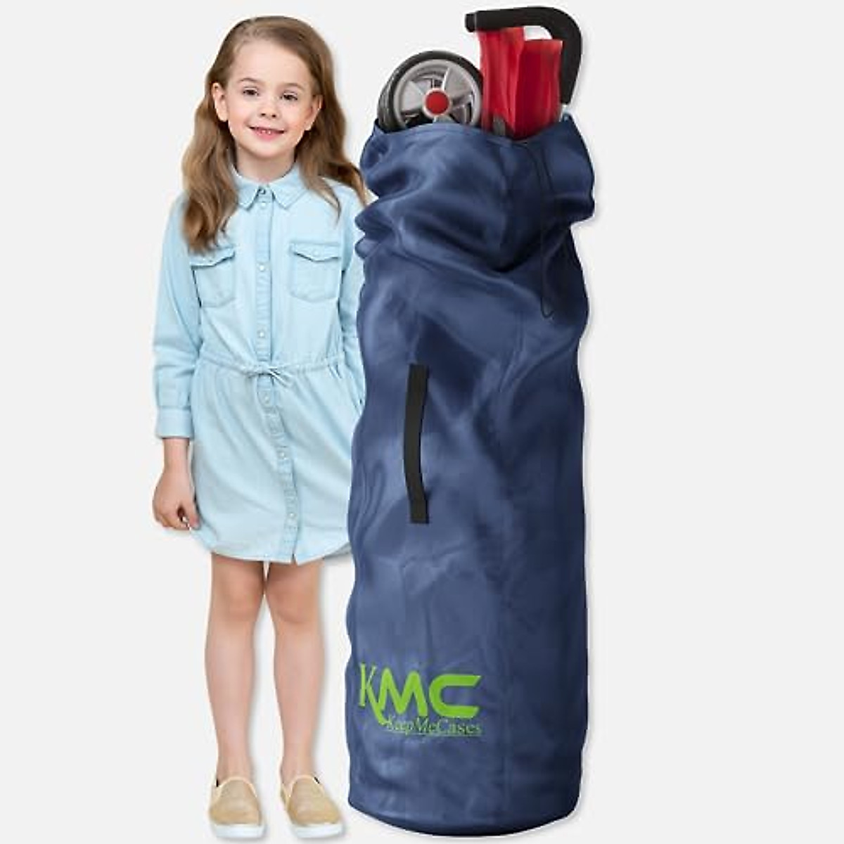 VMA Travel Stroller Bag for Airplane- 45" Gate Check Stroller Travel Bag for Airplane, Stroller Gate Check Bag for Airplane, Great Stroller Cover for Airplane Travel