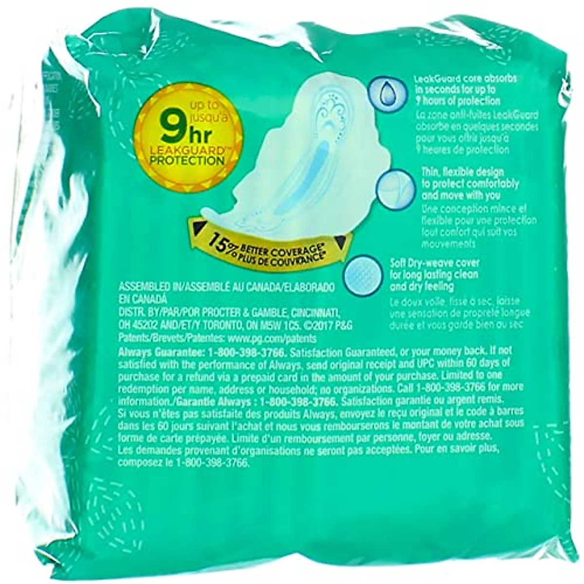 Always Pads Size 2 Ultra Thin 16 Count Long Super