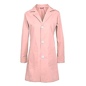 TAILOR'S Women's Lab Coat Pale Pink