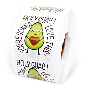 Wailozco 1.5'' You're Gonna Love This Avocado Stickers , Guacamole Stickers,Handmade Stickers,Business Stickers,Envelopes Stickers For Online Retailers,Handmade Goods,Small Business,500 Labels Per Roll