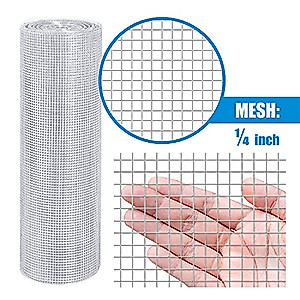 Fencer Wire 23 Gauge Galvanized Hardware Cloth with Mesh Size 1/4" x 1/4" (2 ft. x 50 ft.)