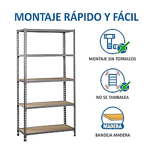 KIT MADERCLICK 5/500 GRIS/MADERA