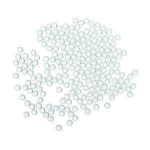 1 Pack Experimental Glass Beads Soda Lime Glass Beads Soda Glass Beads High Precision Glass Bead Round Clear Glass Ball Round Glass Beads High Precision Experimental Supply Mix Set