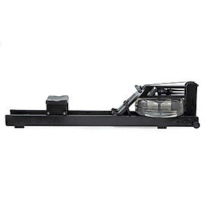 WaterRower Club All Black Rowing Machine in Ash Wood with S4 Monitor