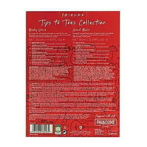 Paladone Friends TV Show Tips to Toes Collection - Body Wash and Hand Balm