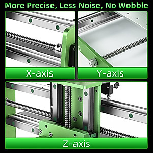 FoxAlien x WoodMads WM-3020 CNC Router for Metal Caving, 300W Spindle Linear Rails and Ball Screws 3-axis Milling Engraving Machine for Aluminum Copper Wood Acrylic