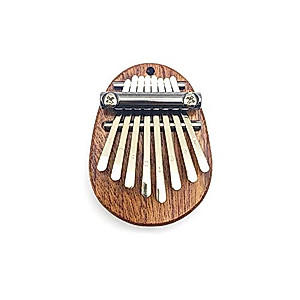 Deoukana 8 Key Mini Kalimba Exquisite Finger Mini Thumb Piano Marimba Musical Accessory Pendant Gift