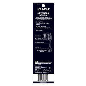 REACH Advanced Design Toothbrushes, Firm, 3 Count - Colors May Vary
