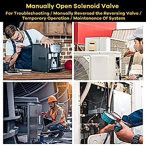 Solenoid Valve Magnet Tool #TLMKC, Solenoid Valve Troubleshooting Magnet 18 mm, Fits All Common Industry Valves