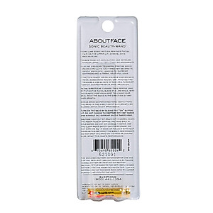 Kai About Face Sonic Beauty Wand with Bonus Eyebrow Shaper; Battery Operated Face Hair Remover; Face, Chin, & Lip Hair Remover, Face Hair Remover Tool for Women, Epilator for Men & Women