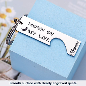 LParkin His and Her Keychains Moon of My Life My Sun and Stars Jalan Atthirari Anni Shekh Ma Shieraki Anni