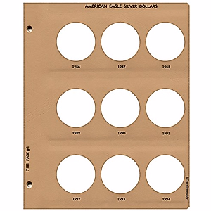 Dansco US American Silver Eagle Coin Album 1986 to Date with Slipcase #7181