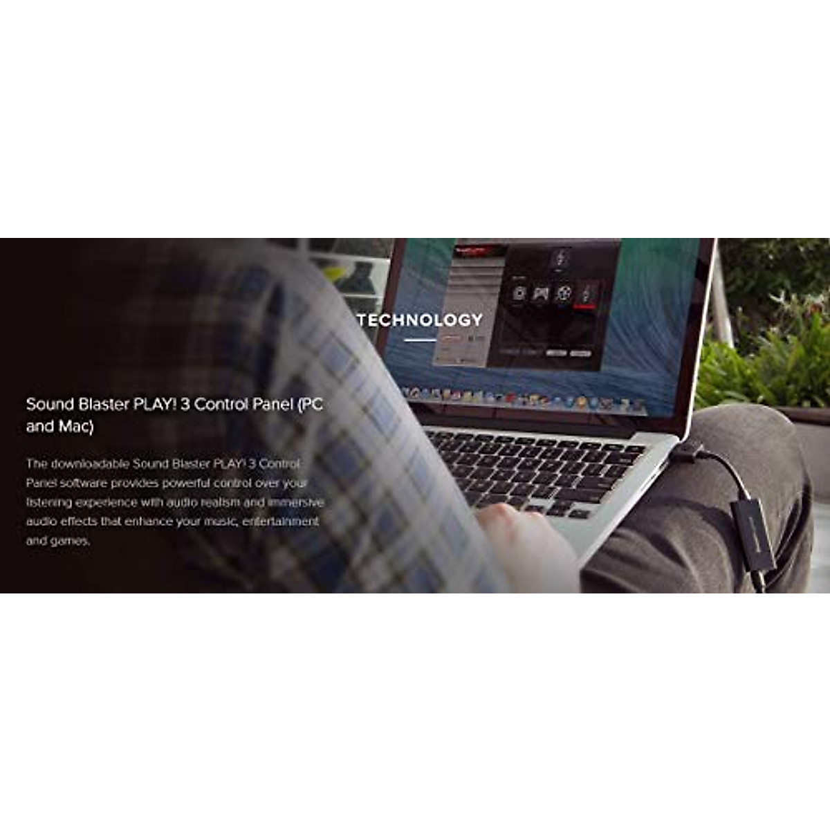 Creative Labs Sound Blaster Play! 3 External USB Sound Adapter for Windows and Mac. Plug and Play (No Drivers Required). Upgrade to 24-Bit 96Khz Playback