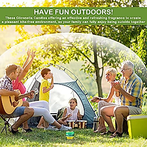 Citronella Candles Outdoor, 4 Pack 28oz Citronella Candles Outdoor Indoor, Suit for Candles for Home Scented, Fresh Citronella Oil for Bedroom Kitchen Garden Patio Balcony Indoor Outdoor