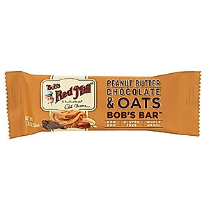 Bob's Red Mill Peanut Butter Chocolate and Oats Bob's Bar, 21.12 Ounce (Pack of 12)