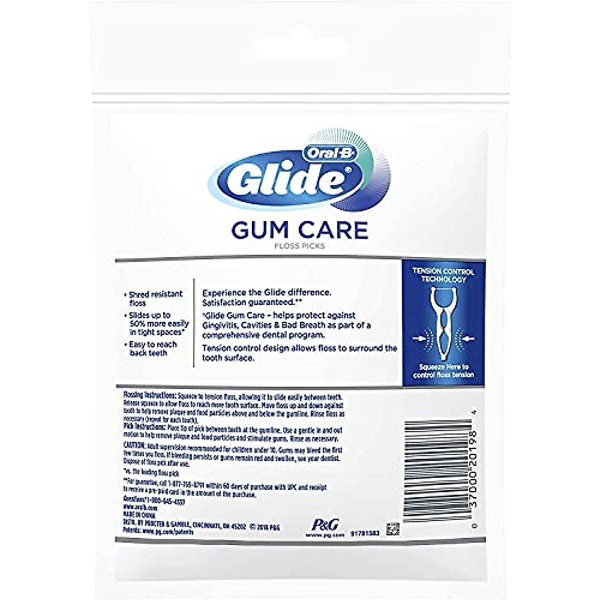 Oral-B Glide Gum Care Floss Picks, 30 each (Value Pack of 7)