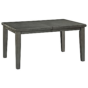 Signature Design by Ashley Hallanden Dining Extension Table, 0, Gray