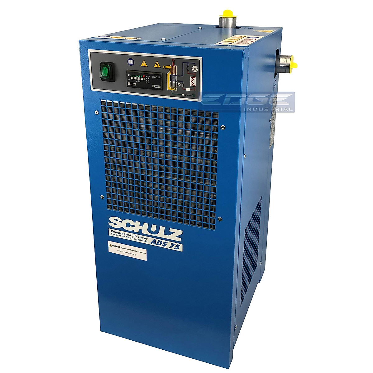 SCHULZ REFRIGERATED AIR DRYER FOR AIR COMPRESSOR, COMPRESSED AIR SYSTEMS, 75 CFM, GOOD FOR 15HP & 20HP COMPRESSORS (STAND ALONE DRYER)