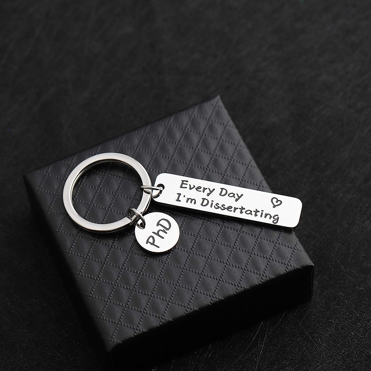 TGBJE PhD Gift PhD Student Gift Every Day I'm Dissertating Keychain Dissertation Gift Graduate Student Gift (I'm Dissertating)