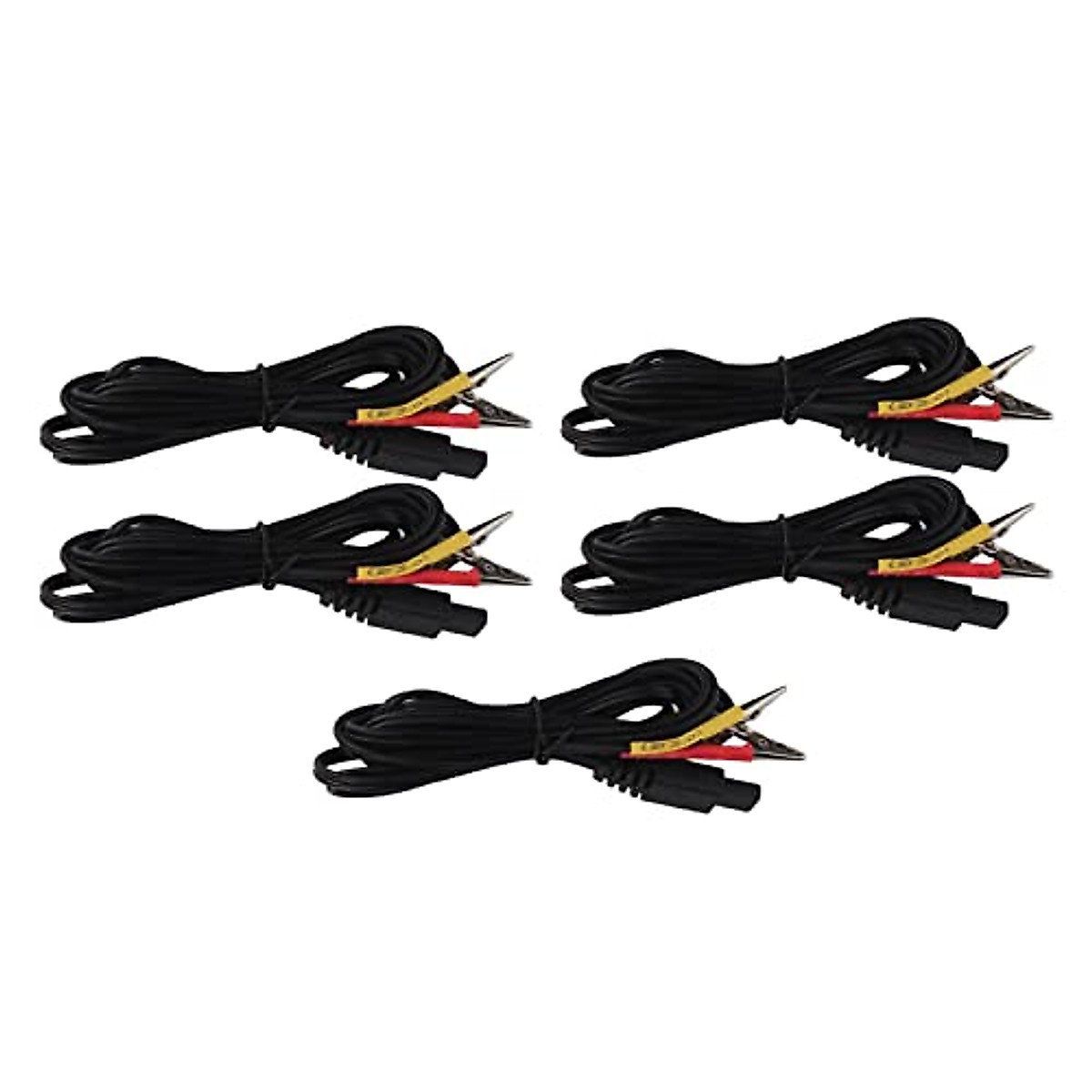 Kadimendium TENS Electrode Wire, Clip Electrode Test Cord Wide Applicability Potable Size Simulated Massage for Digital Therapeutic Machine for Slimming Massager