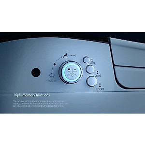 EUROTO [Newest 2023] One-Piece Dual Flush, Integrated Bidet and Toilet, Luxury Auto Open and Close Lid Heated Seat, Warm Dryer and Air Deodorizer, White (2022 Foot Feel Flip Flap Smart Toilet)