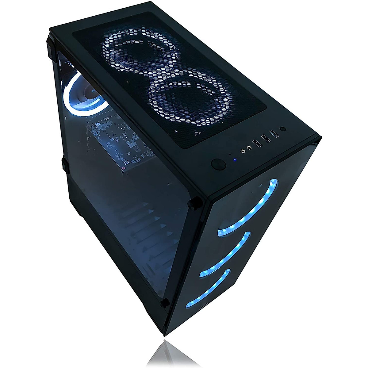 Alarco Gaming PC Desktop Computer Intel i7 3.40GHz,16GB Ram,1TB Hard Drive,Windows 10 pro,WiFi Ready,Video Card Nvidia GTX 750 4GB, 6 RGB Fans with Remote