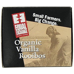 Equal Exchange Organic Vanilla Rooibos Tea, 20-Count (Pack of 3)