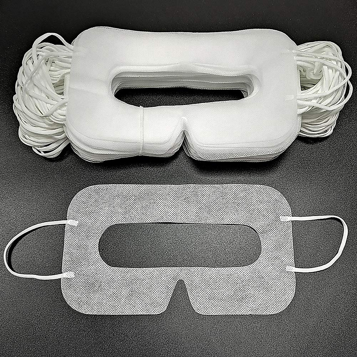 YinQin Disposable VR Mask 50PCS VR Headset Cover Mask Sanitary VR Eye Cover Mask VR Eye Mask Cover Universal Mask for VR, White