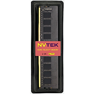 NVTEK 8GB (1X8GB) DDR4 2666MHZ PC4-21300 UDIMM 1Rx8 1.2V CL19 288-PIN Non-ECC Unbuffered Desktop PC Computer Memory